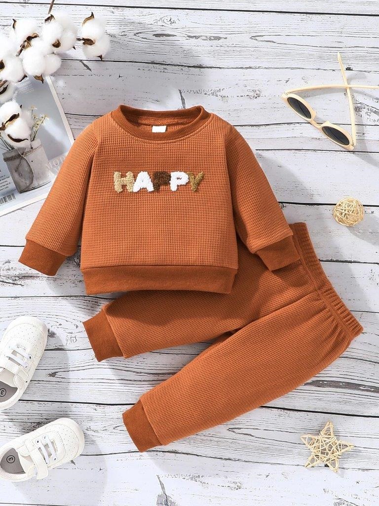 Poppi - Baby Happy Letter 2 Piece Set