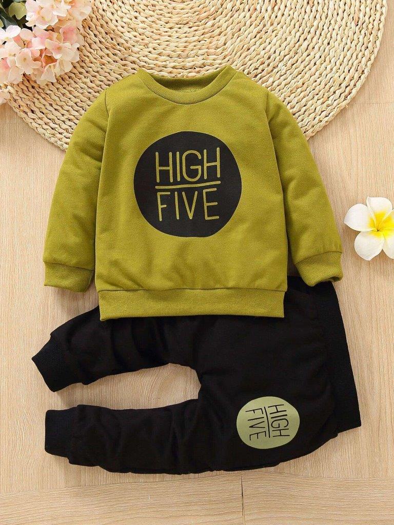 Poppi - Baby Unisex Graphic 2 Piece Set